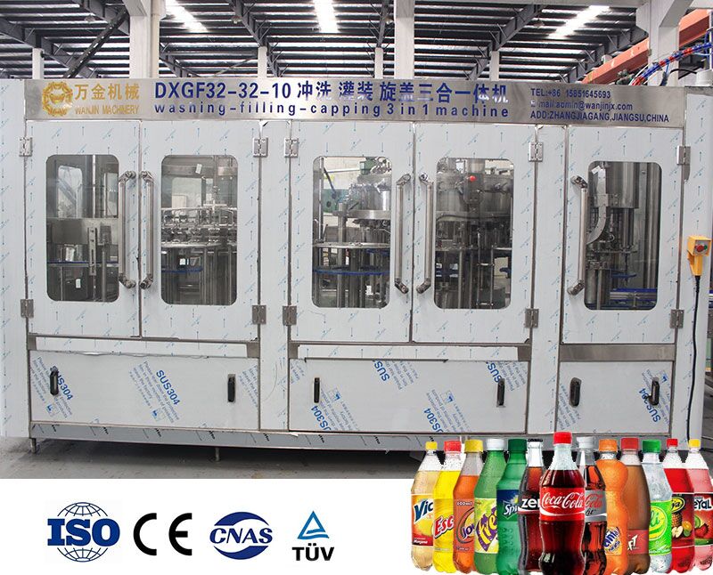 3000BPH Carbonated drink Filling Machine - Jiangsu Wanjin Machinery ...